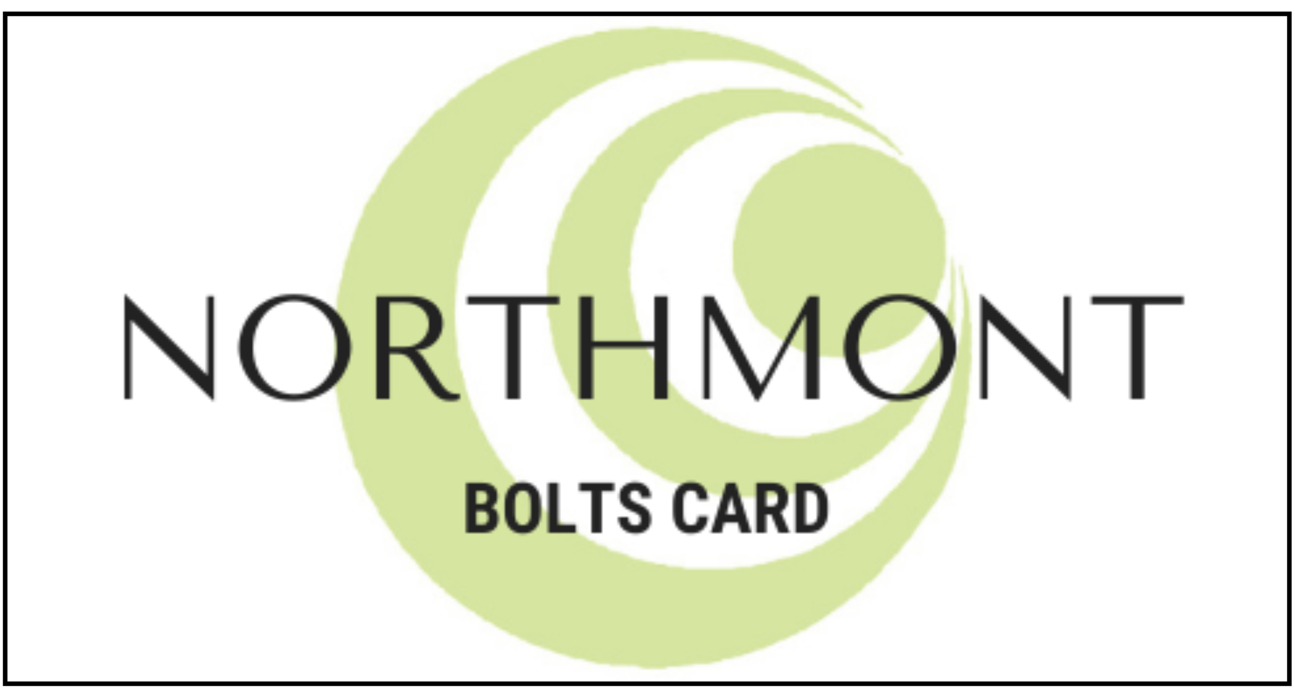 Buy a Northmont Bolts Card Gift Card