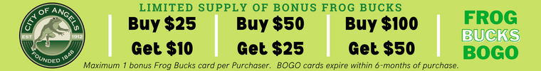 Buy a Frog Bucks Gift Card