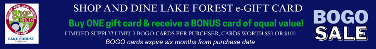 Buy a City of Lake Forest Gift Card