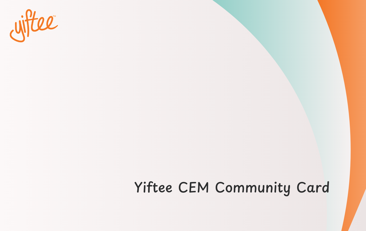 Buy a Yiftee CEM Community Card Account Gift Card
