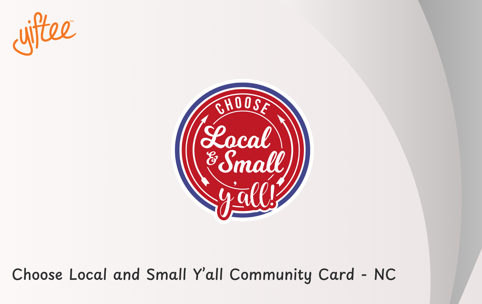 Buy a Choose Local Community Card Gift Card